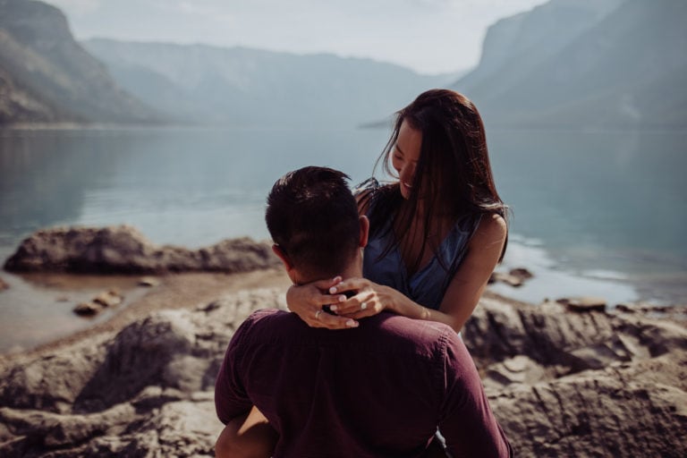 Engagement by Montreal Wedding Photographer in Canmore and Banff